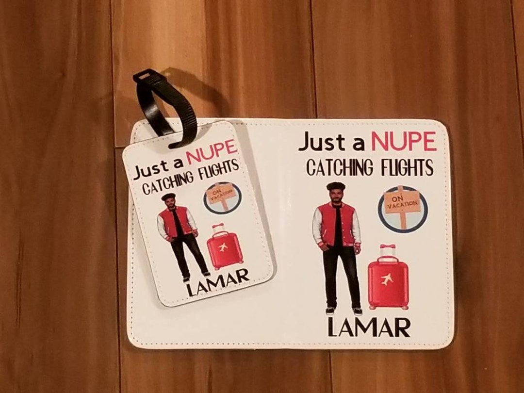 Just a NUPE Catchibg Flights Passport Covers and Luggage Tags - Etsy