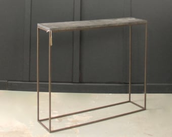 Console Table Radiator Cover Bronze Powder Coated Mild Steel - Etsy UK