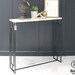 Mild Steel Framed Console Table Radiator Cover With Art-deco Pattern on ...