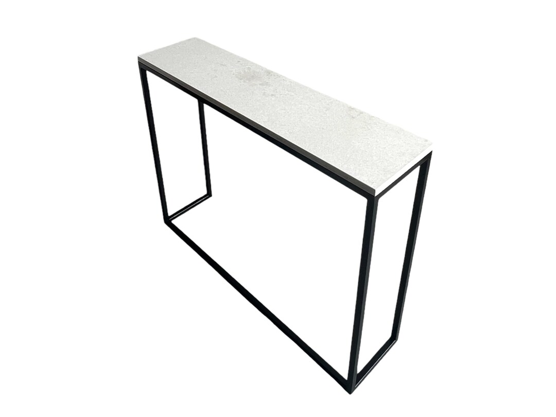 Console Table Radiator Cover Mild Steel Framed Quartz Worktop - Etsy UK