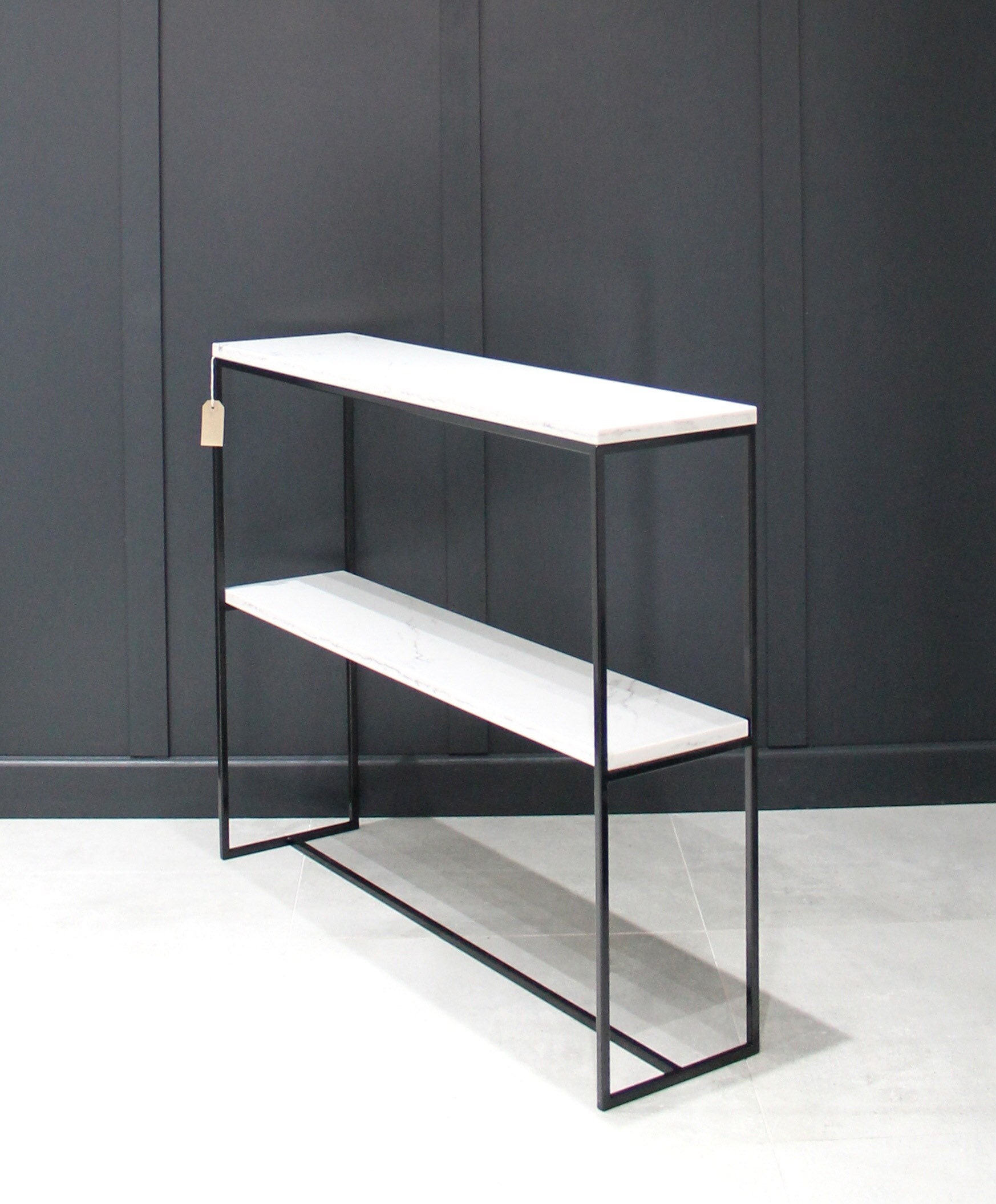 Double Shelf Mild Steel Framed Console Table Radiator Cover - Etsy UK