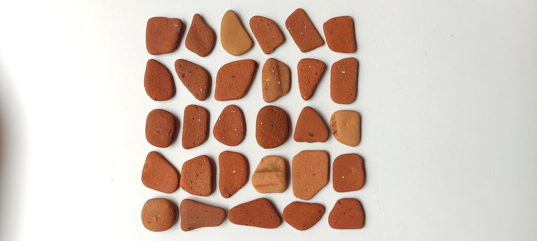 Sea Pottery Pieces, Terracotta Pieces, Pebble Art Supply, Beach Pottery ...