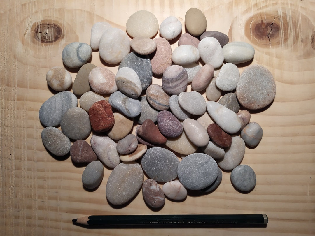 Pebble Art Supply, Colourful Beach Pebbles, Beach Pebbles, Natural ...