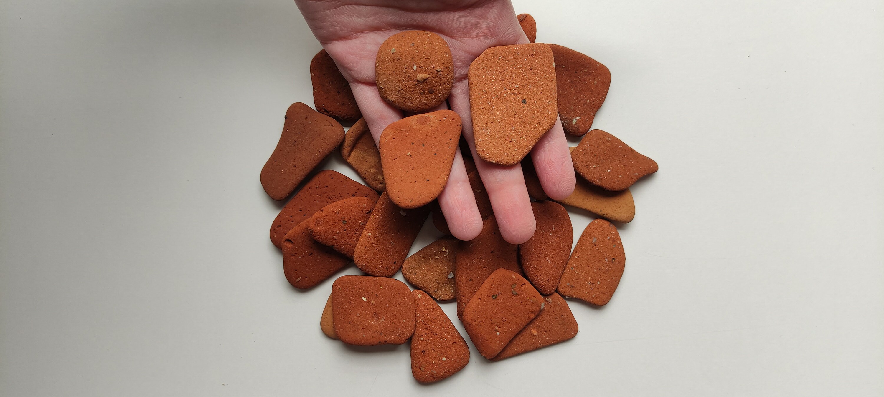 Sea Pottery Pieces Terracotta Pieces Pebble Art Supply - Etsy