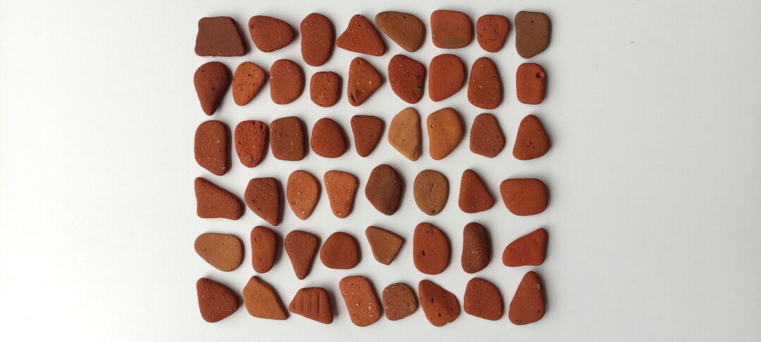 Sea Pottery Pieces, Terracotta Pieces, Pebble Art Supply, Beach Pottery ...