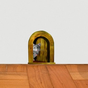 Realistic 3D Mouse Wall Sticker - Etsy