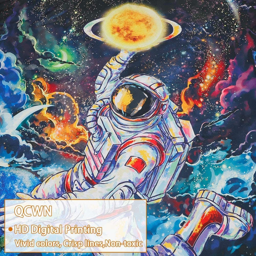 Trippy Astronaut Wall Tapestry Galaxy Space Poster - Etsy