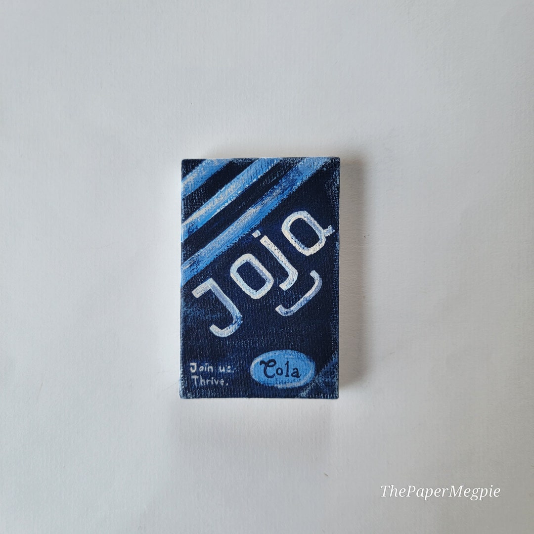 Joja Brand Painting, 2x3 Mini Painting, Hand Painted Artwork, Videogame ...