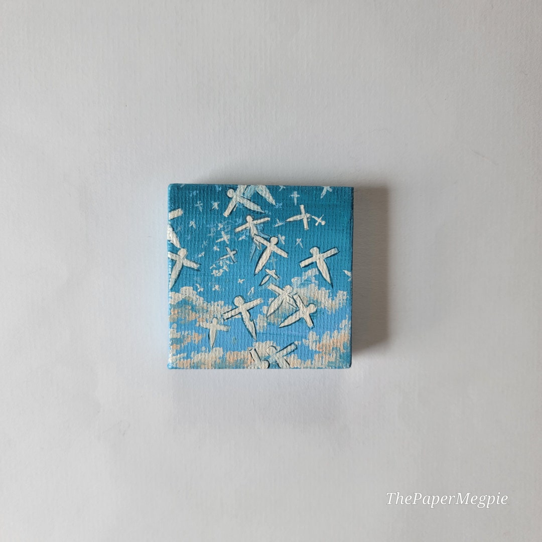 Anime Inspired Painting, 2x2 Mini Painting, Spirited Away Artwork ...