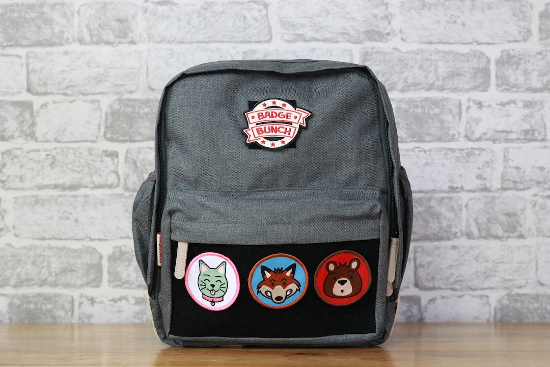 Badge Bunch Backpack & Velcro Badge Set 6 Badges Included - Etsy UK