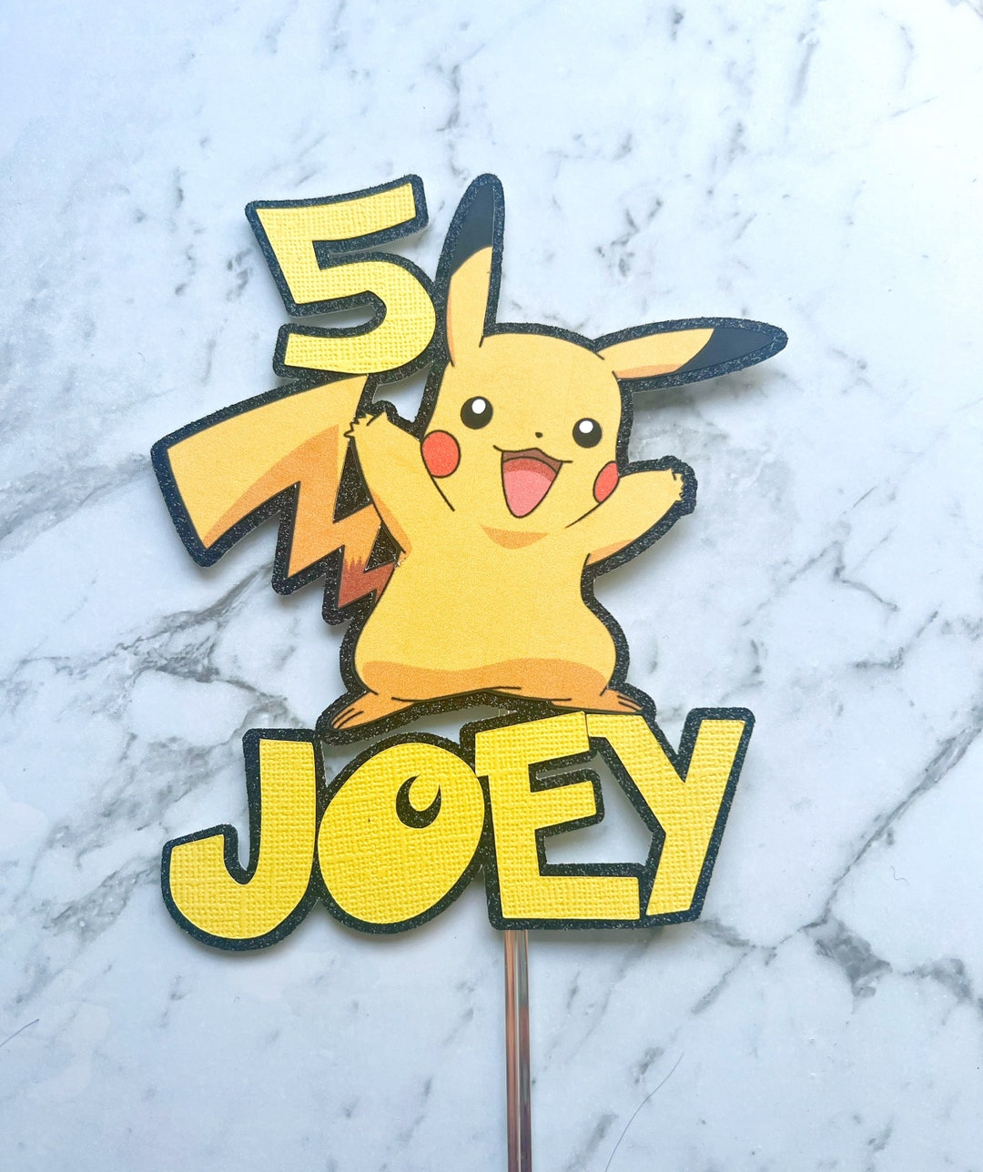 Custom Cake Topper, Pikachu Cake Topper Pokémon Cake Topper - Etsy