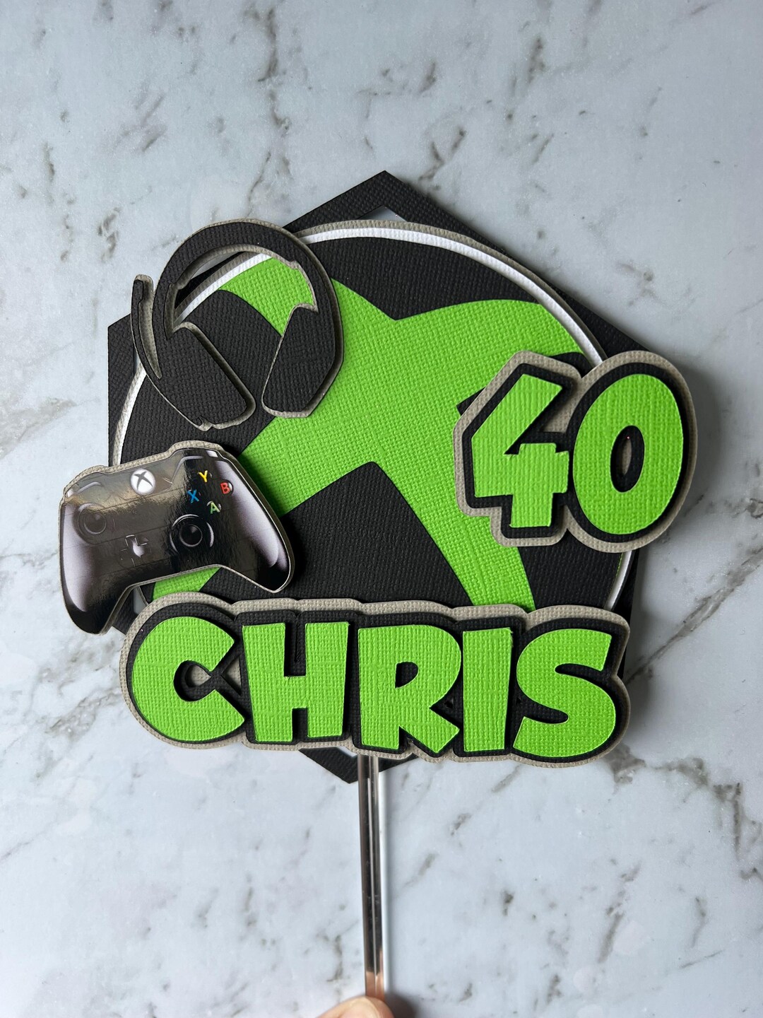 Xbox Theme Cake Topper, Xbox Theme Birthday, Custom Cake Topper - Etsy