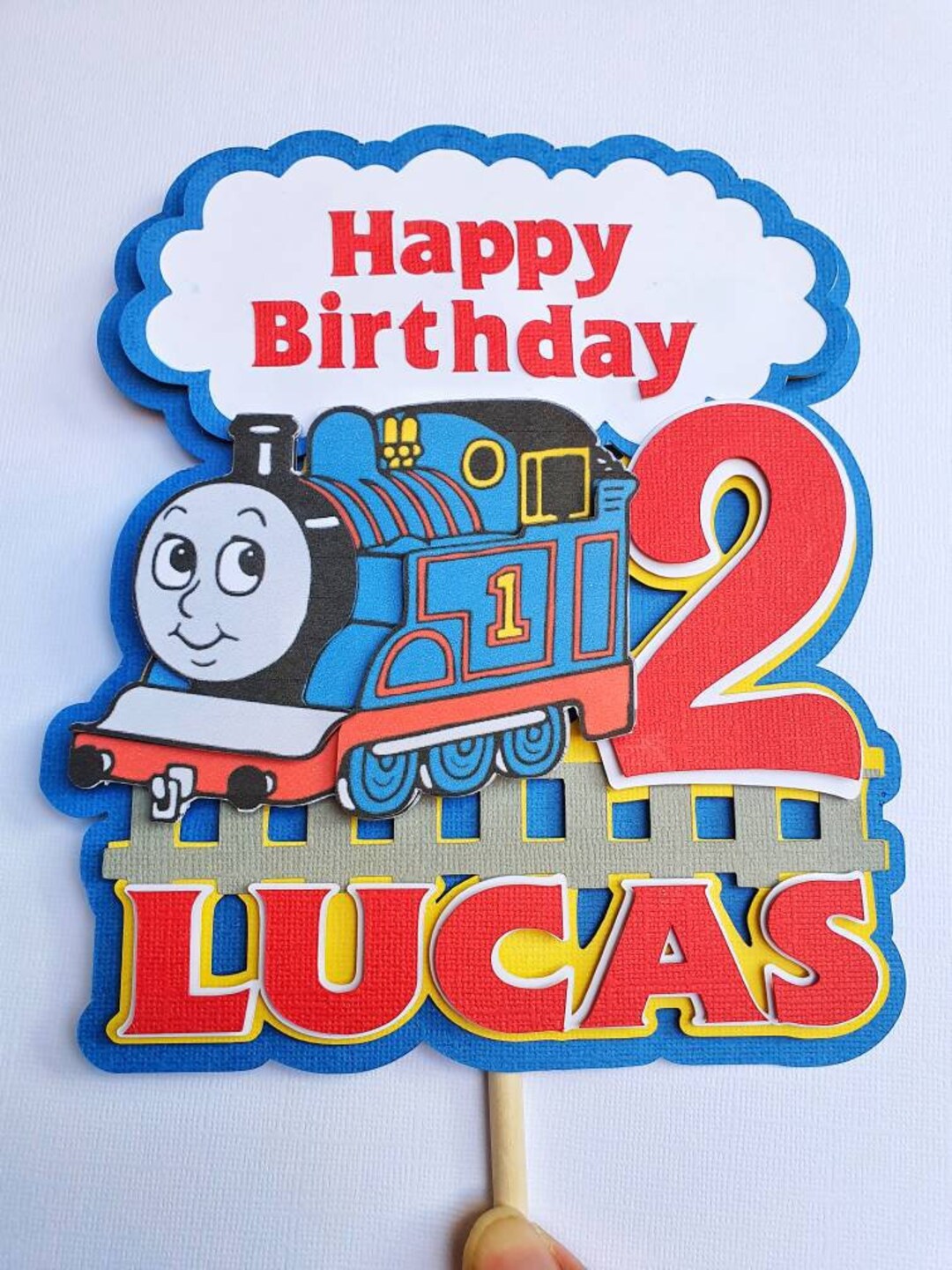 Thomas the Tank Engine Cake Topper, Birthday Decorations, Thomas the ...