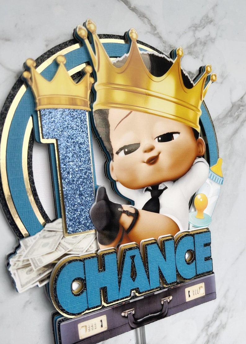 Boss Baby Cake Topper Boss Baby Themed Decorations - Etsy