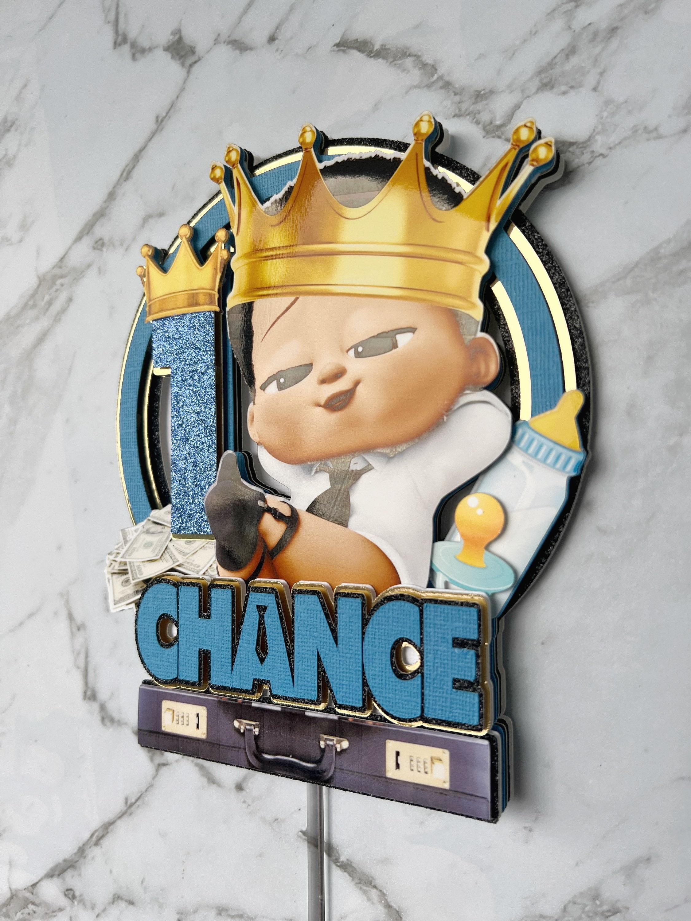 Boss Baby Cake Topper Boss Baby Themed Decorations - Etsy