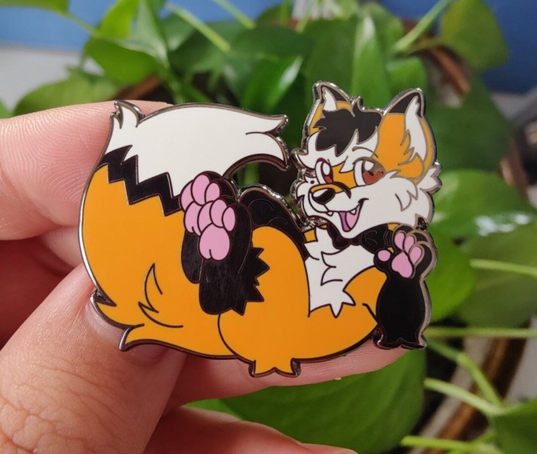 GRIFFITH FOX - Hard Enamel Pins!! - Etsy