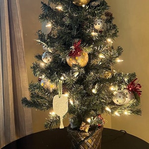 Pickleball Christmas Tree Topper - Etsy