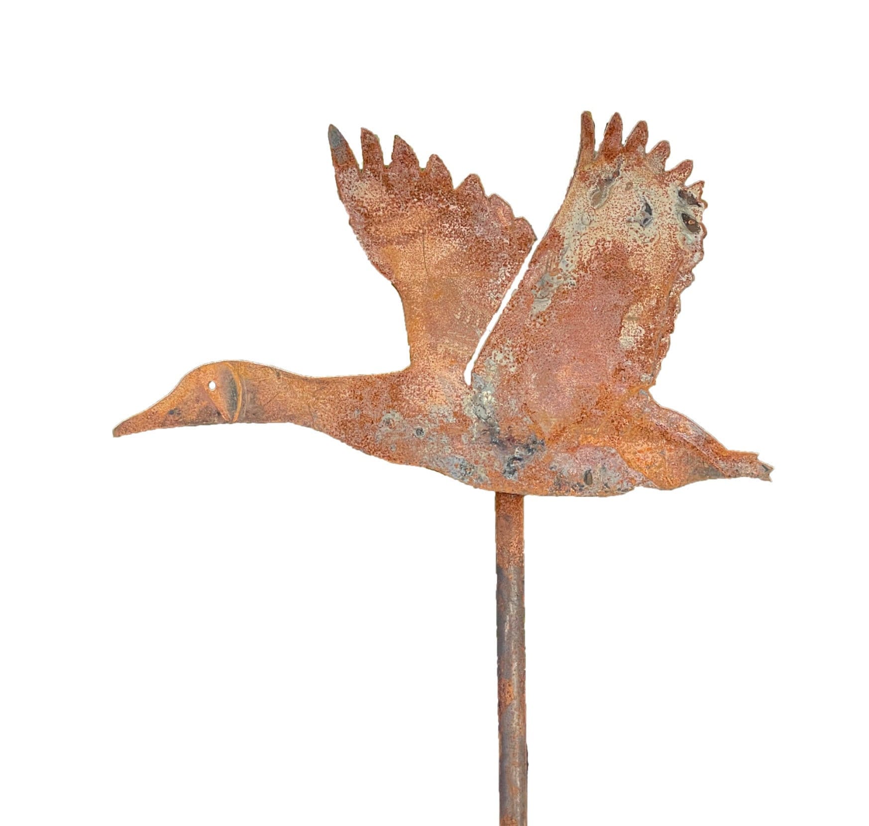 Duck Garden Stake / Rusty Duck Garden Decor / Duck Garden Pick - Etsy