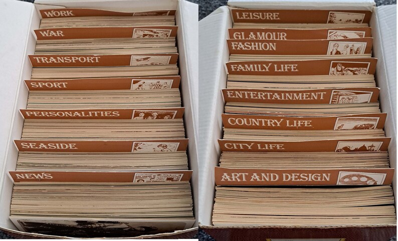 Nostalgia Postcards. Full Set of the Nostalgia Postcard - Etsy