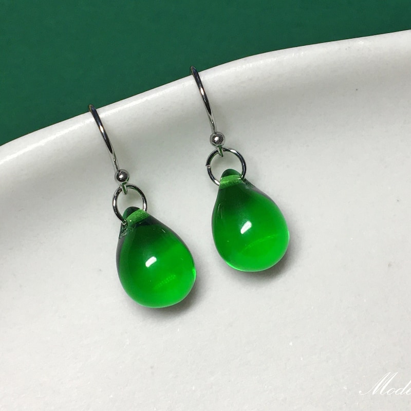 Green Teardrop - Etsy