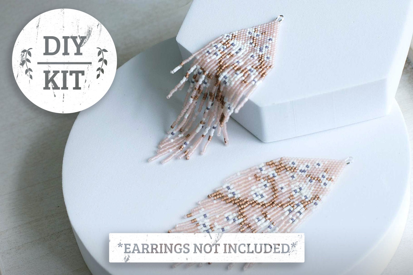 Mini-me DIY Kit Mother & Daughter Handwoven Bead Fringe | Etsy