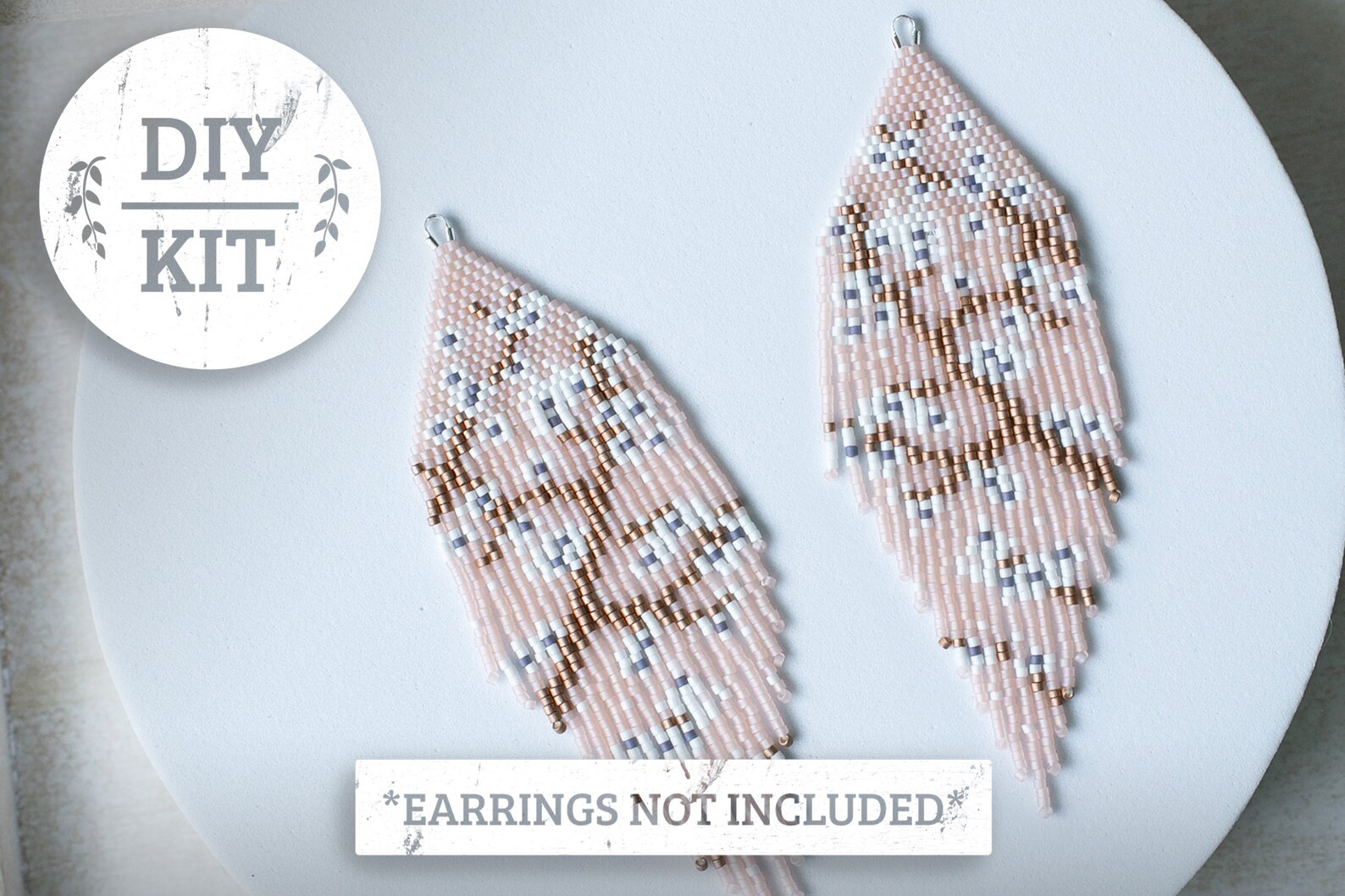 Mini-me DIY Kit Mother & Daughter Handwoven Bead Fringe | Etsy