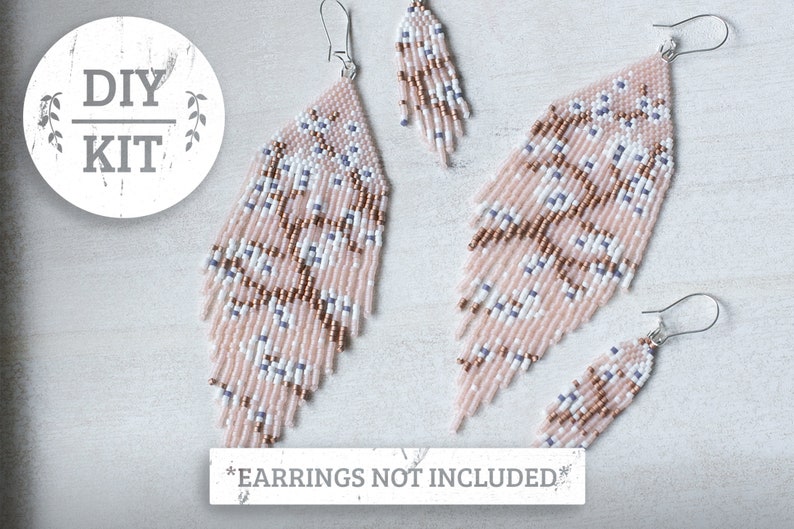 Mini-me DIY Kit Mother & Daughter Handwoven Bead Fringe | Etsy