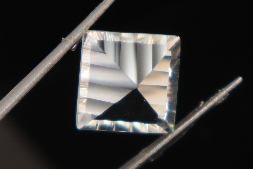 Beautiful Concave Cut Clear Crystal Quartz Gemstone, Natural Crystal ...