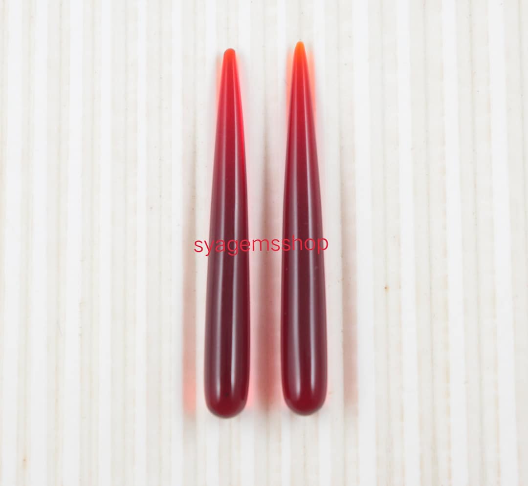Garnet Quartz Gemstone Smooth Drops, Garnet Color Quartz, AAA Quality ...