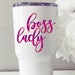 Boss Lady OPAL Holographic Vinyl Decal Sticker Custom Opal - Etsy