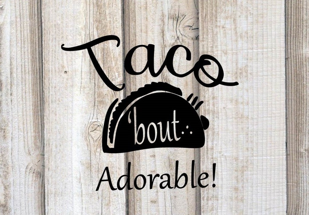Taco SVG Taco Clipart Taco Cut Files Taco SVG File for - Etsy Portugal