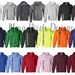 Anvil 980 Color Chart Mockup, Anvil Mockup, Every Color, T-shirt Color ...