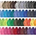 Anvil 980 Color Chart Mockup, Anvil Mockup, Every Color, T-shirt Color ...