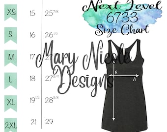 Next Level 6733 Color Chart - Etsy