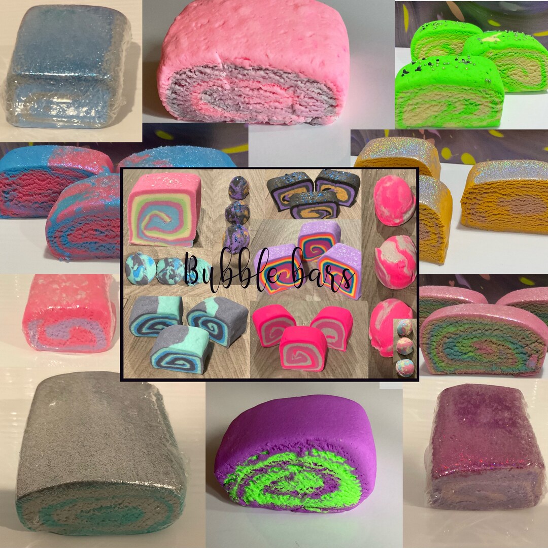 Bubble Bars Bubbly Bars Solid Bubble Bath - Etsy