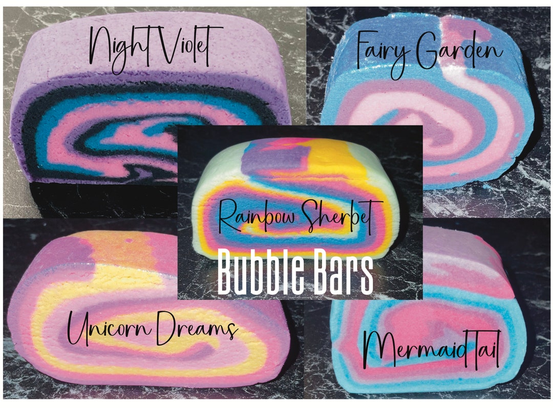 Bubbly Solid Bubble Bars, Solid Bubble Bath - Etsy