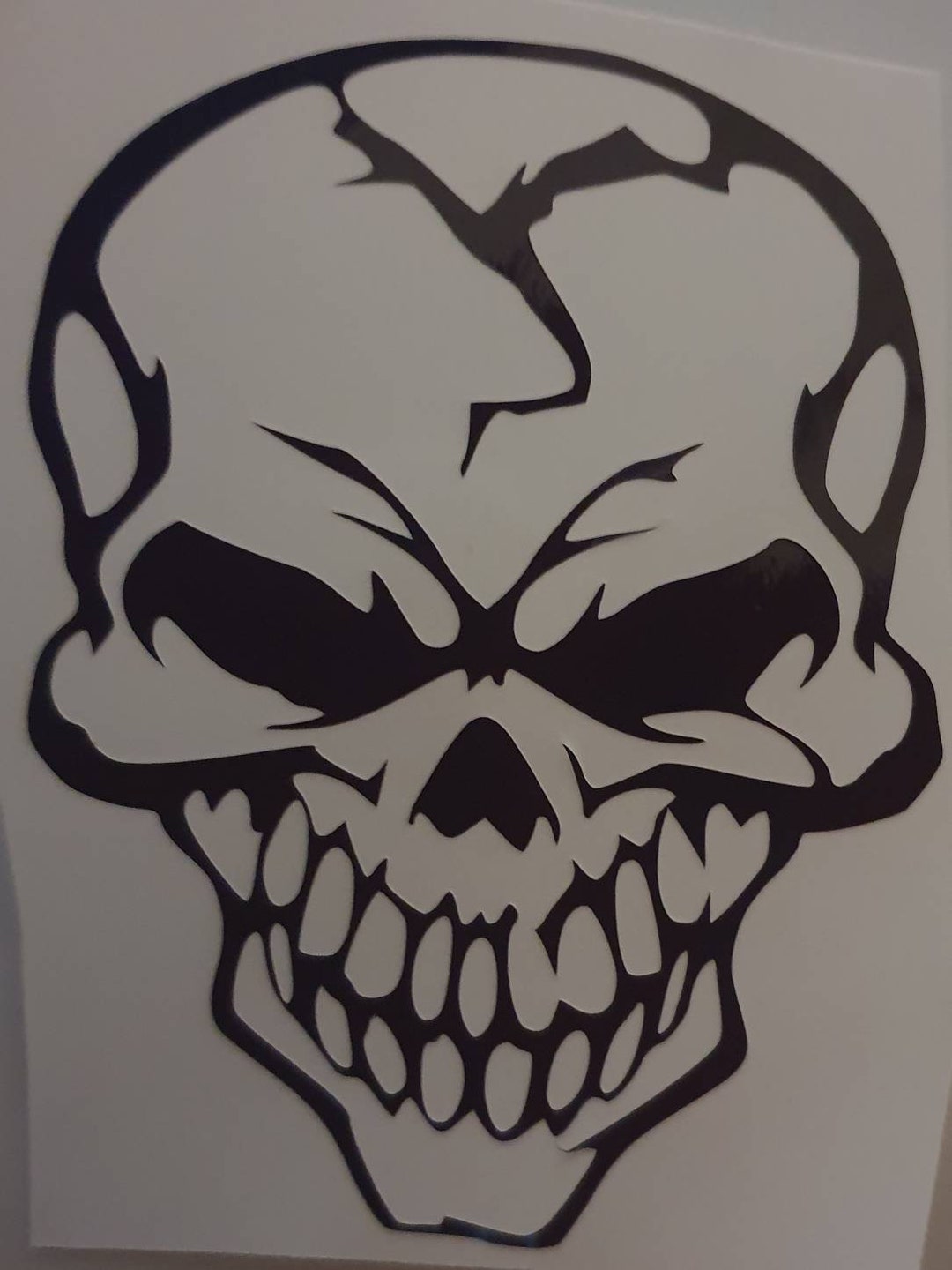Skull Car Decal, Mini Skulls, Permanent Vinyl, Car Decal, Decoration ...