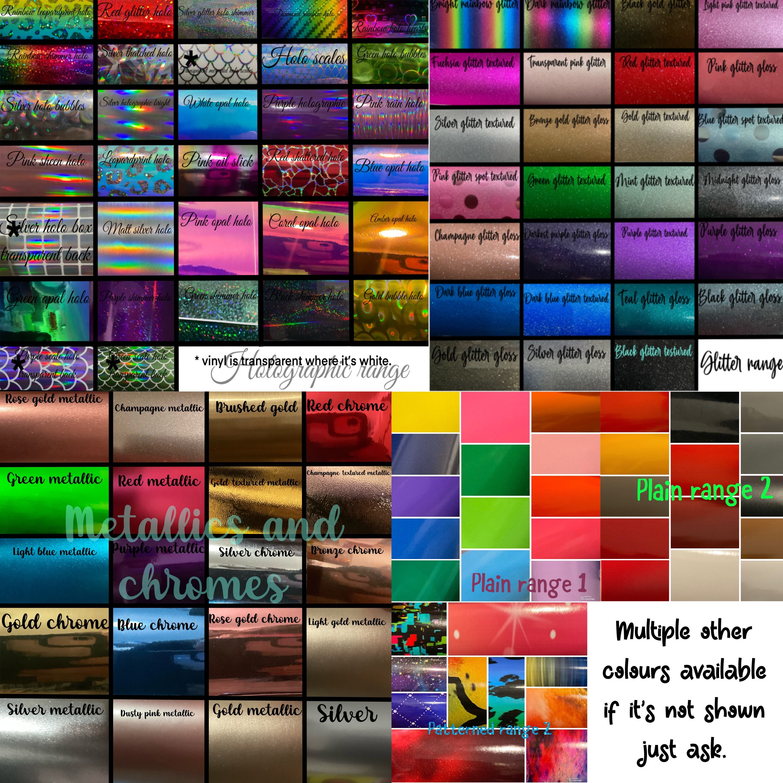 Various Size Personalized Labels Name Tag Vinyl Permanent - Etsy