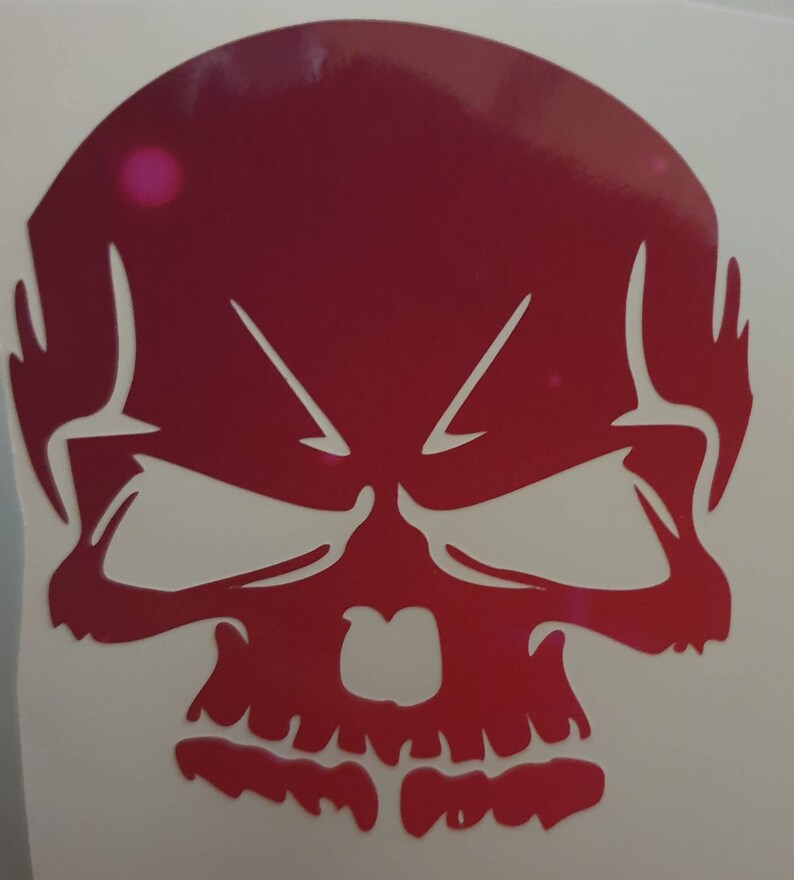 Skull car decal mini skulls permanent vinyl car decal | Etsy