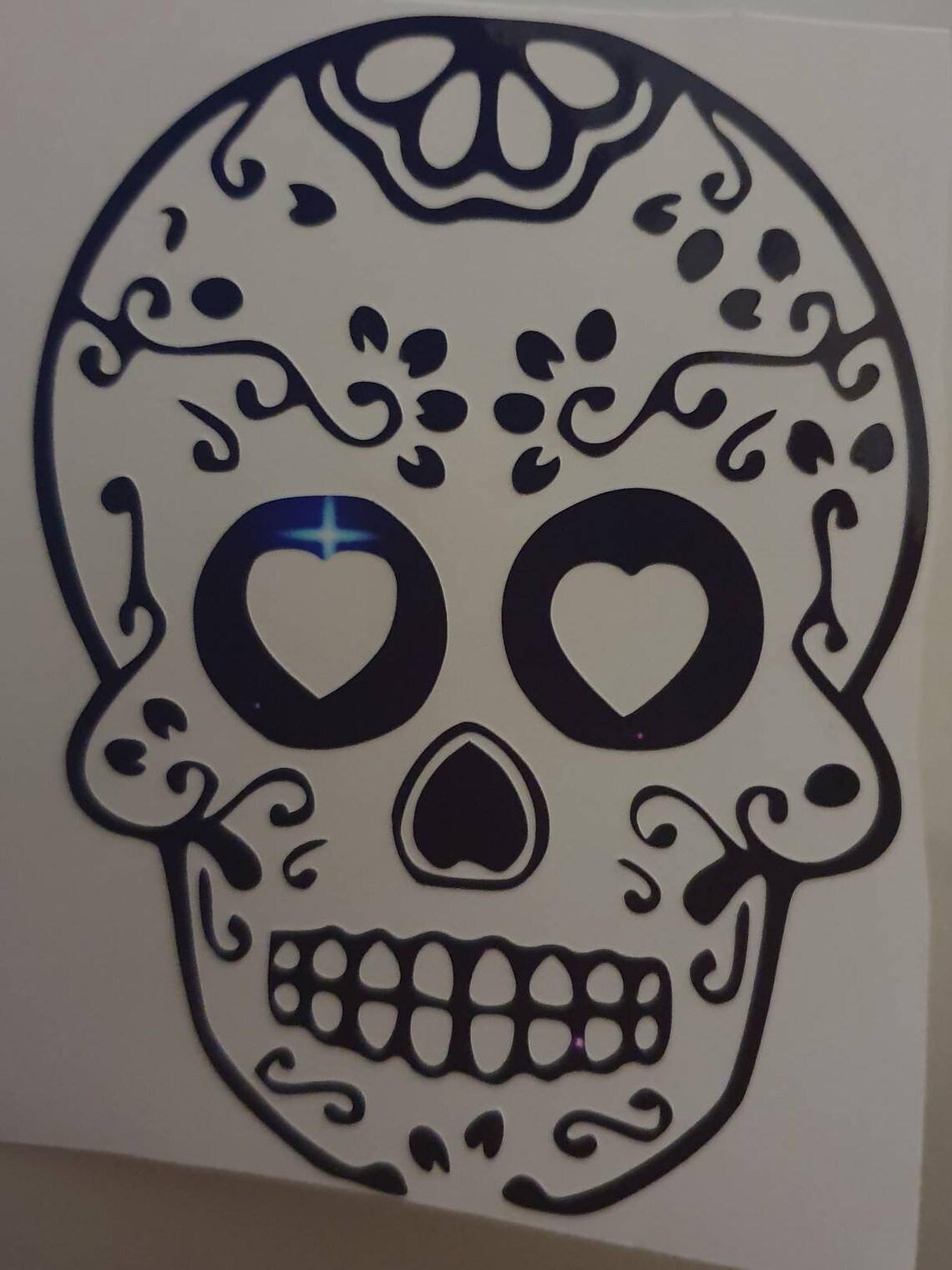 Skull car decal mini skulls permanent vinyl car decal | Etsy