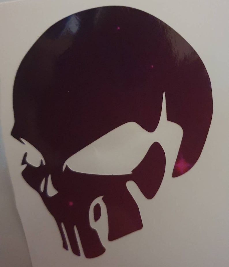 Skull car decal mini skulls permanent vinyl car decal | Etsy