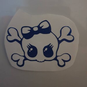 Skull Car Decal, Mini Skulls, Permanent Vinyl, Car Decal, Decoration ...