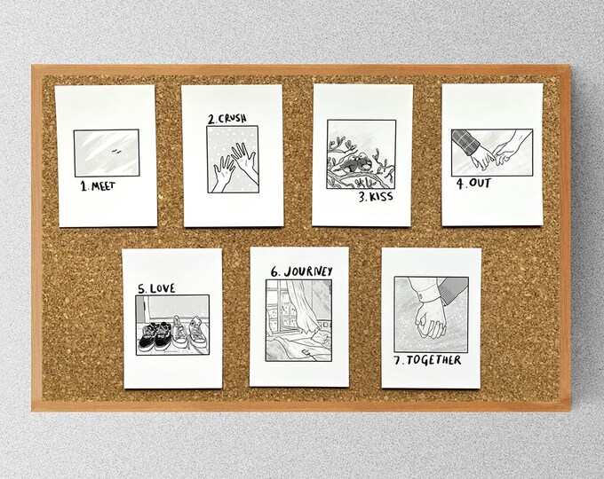 Heartstopper Chapter Heading Prints - Nick and Charlie - Etsy