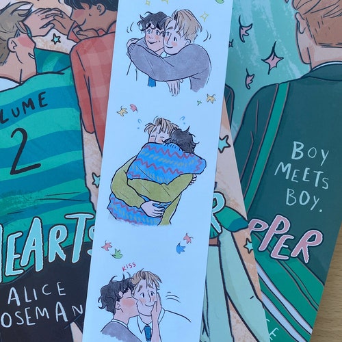 Heartstopper Bookmark Nick and Charlie Cuddles - Etsy