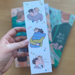 Heartstopper Bookmark Nick and Charlie Cuddles - Etsy