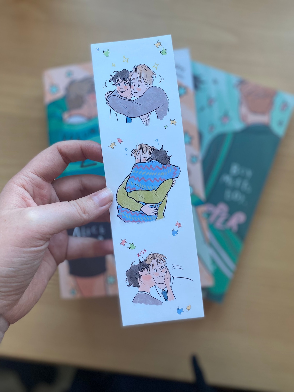 Heartstopper Bookmark Nick and Charlie Cuddles - Etsy