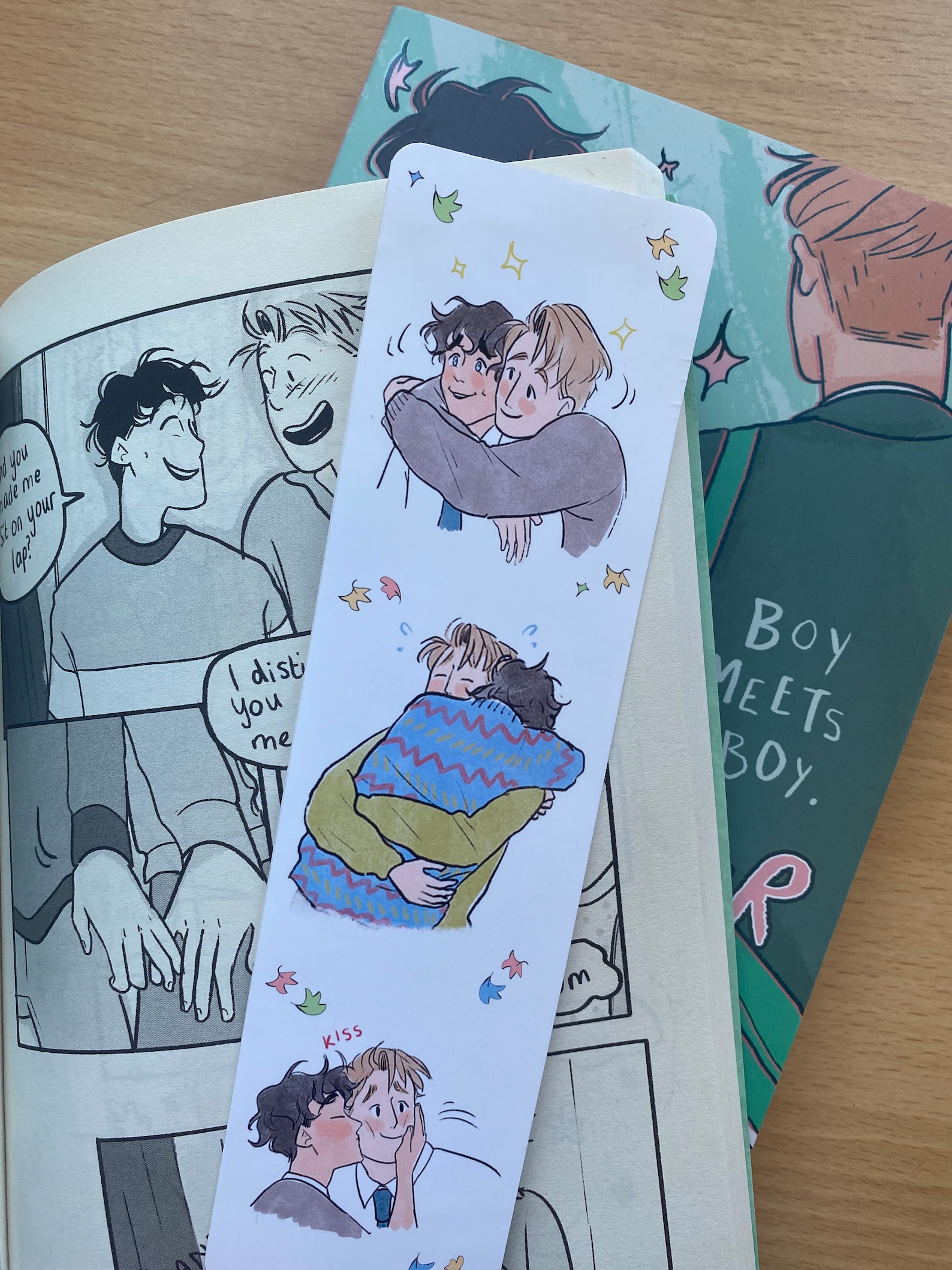 Heartstopper Bookmark Nick and Charlie Cuddles - Etsy