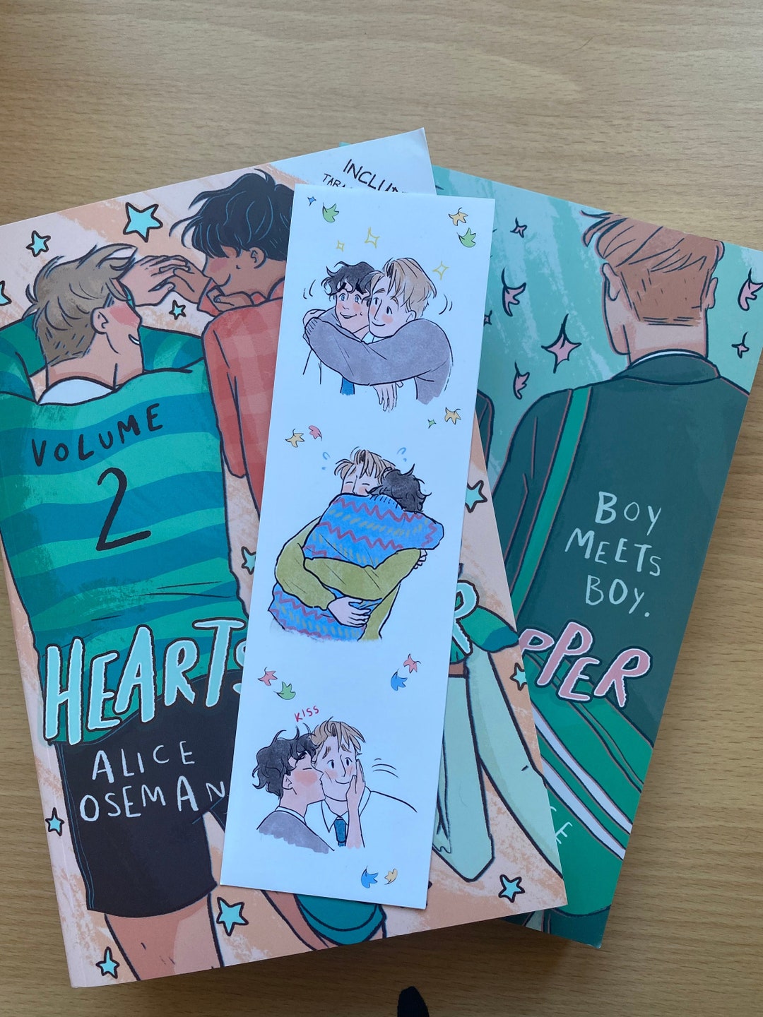 Heartstopper Bookmark Nick and Charlie Cuddles - Etsy