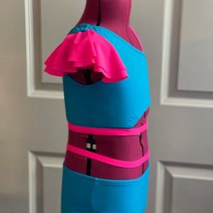 Made to Order Two-piece Dance Set, Girls Dancewear, Handmade - Etsy