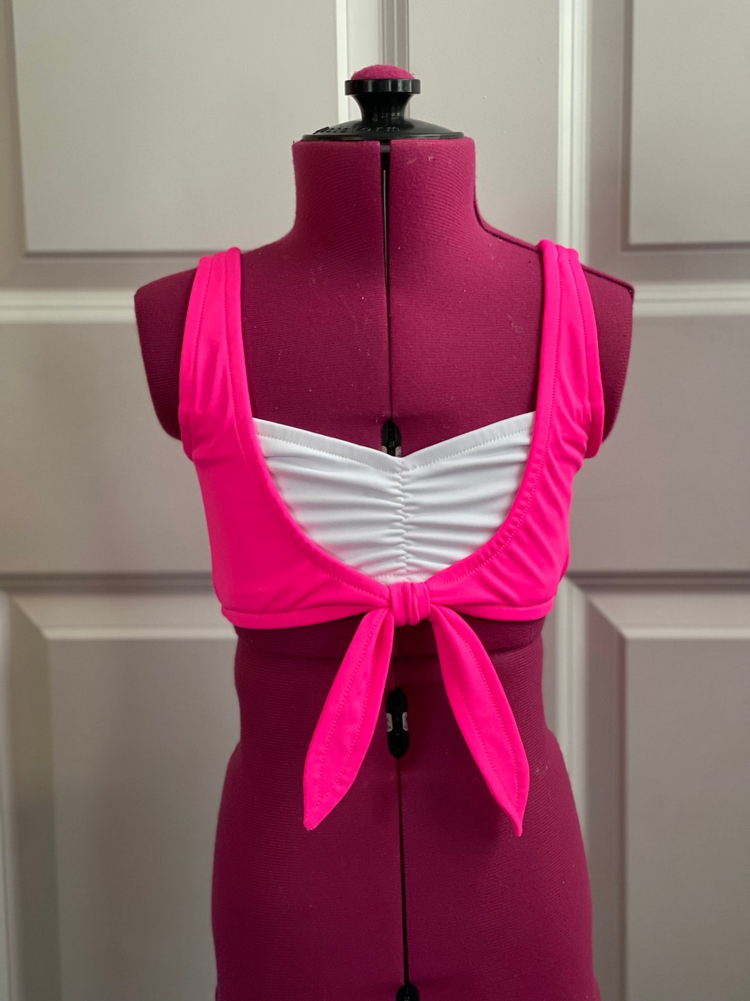 Daisy Tie Front Dance Top, Girls Dance Separates, Dance Convention Top ...